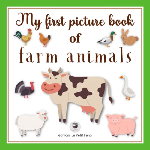 ANIMAL FARM MY FIRST PICTURE BOOK: My first farm animals imaginary book ...