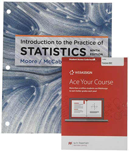Loose-leaf Version for The Introduction to the Practice of Statistics 9e & WebAssign Homework ...