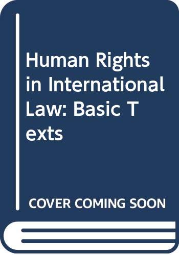 Human rights in international law: Basic texts by Council of Europe ...