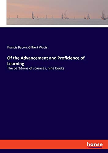 Of the Advancement and Proficience of Learning: The partitions of ...
