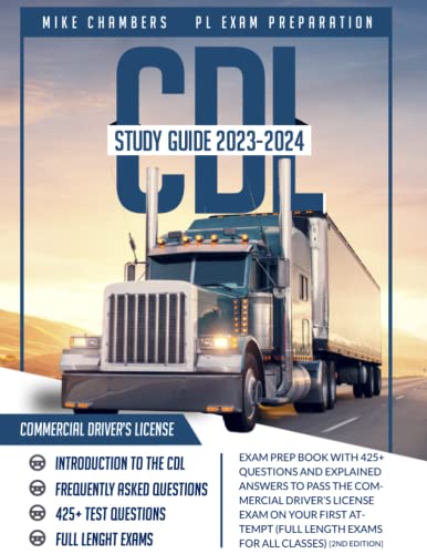 CDL Study Guide 2024-2025: Exam Prep Book with 1425+ Questions and ...