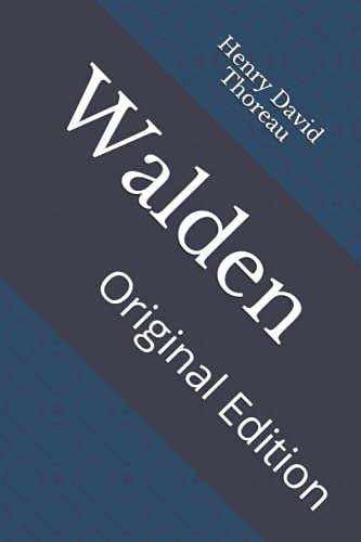 Walden: Original Edition by Henry David Thoreau | Goodreads