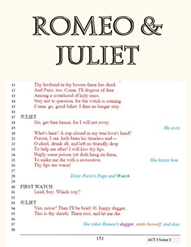 Romeo and Juliet: Color Script by William Shakespeare | Goodreads