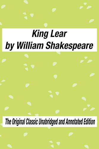 King Lear by William Shakespeare The Original Classic Unabridged and ...