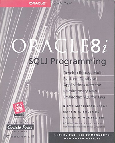 Oracle8i SQLJ Programming by Nirva Morisseau-Leroy | Goodreads