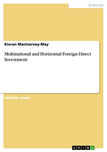 Multinational and Horizontal Foreign Direct Investment by Kieran ...