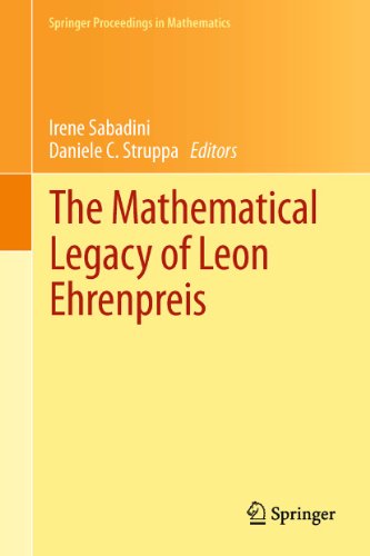 The Mathematical Legacy of Leon Ehrenpreis by Irene Sabadini | Goodreads
