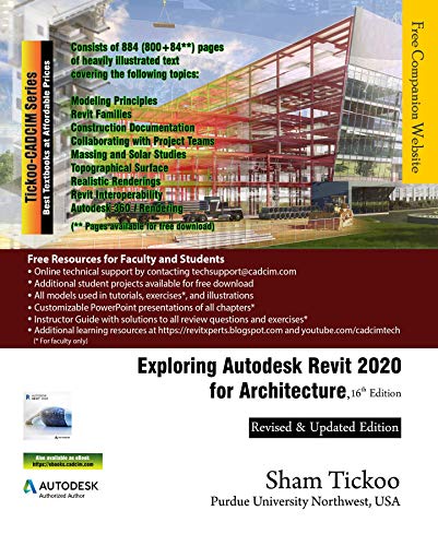 Exploring Autodesk Revit 2020 for Architecture, 16th Edition by Sham ...