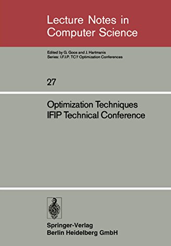 Optimization Techniques Ifip Technical Conference Novosibirsk July 17 1974 By Conference On 