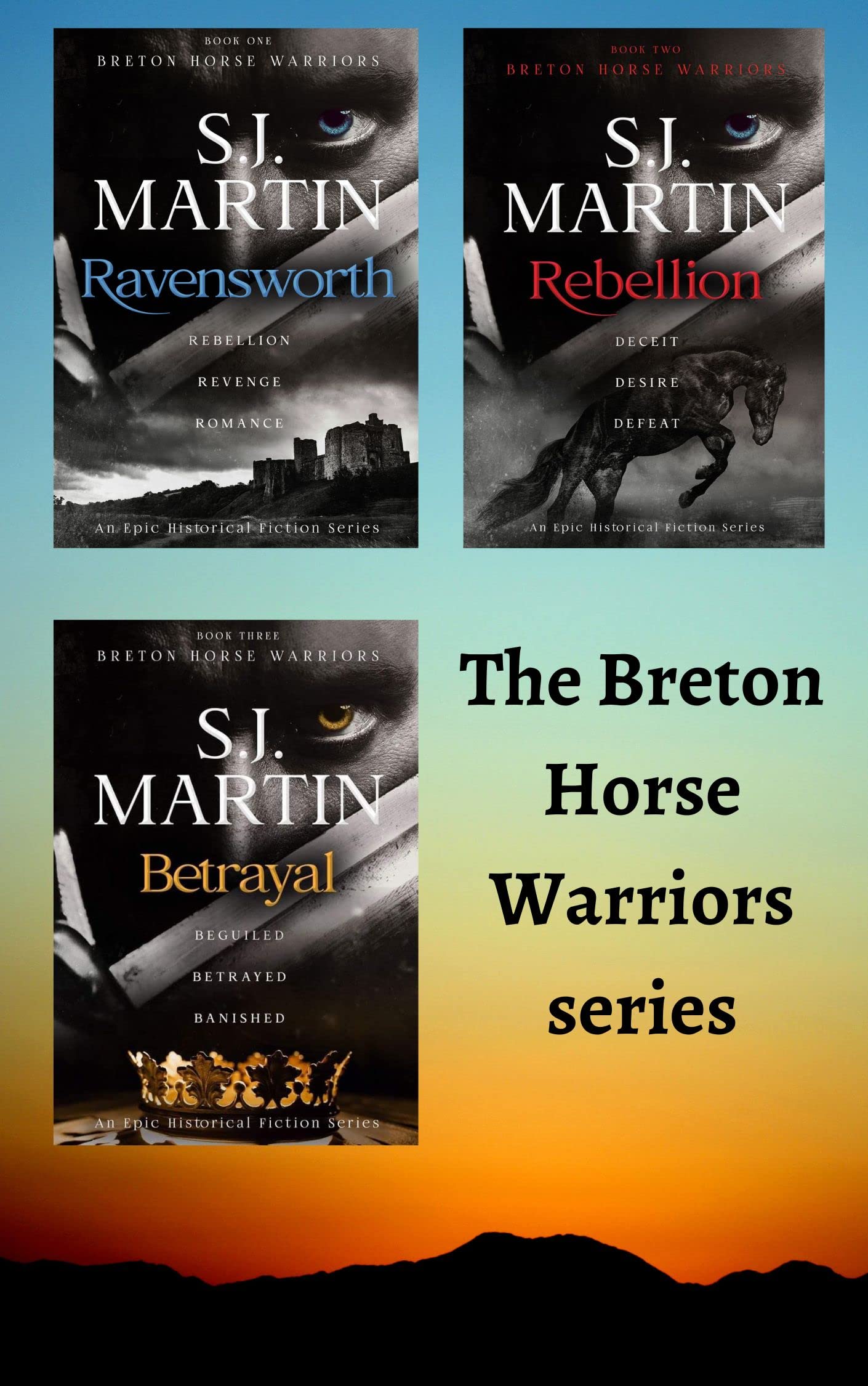 The Breton Horse Warriors series by S.J. Martin | Goodreads