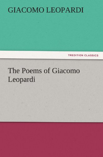 The Poems of Giacomo Leopardi by Giacomo Leopardi | Goodreads
