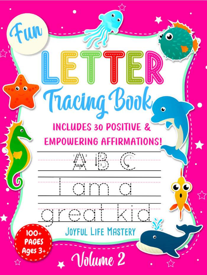 Fun Letter Tracing Book Vol 2 (IN COLOR): A Joyful Letter Practice ...