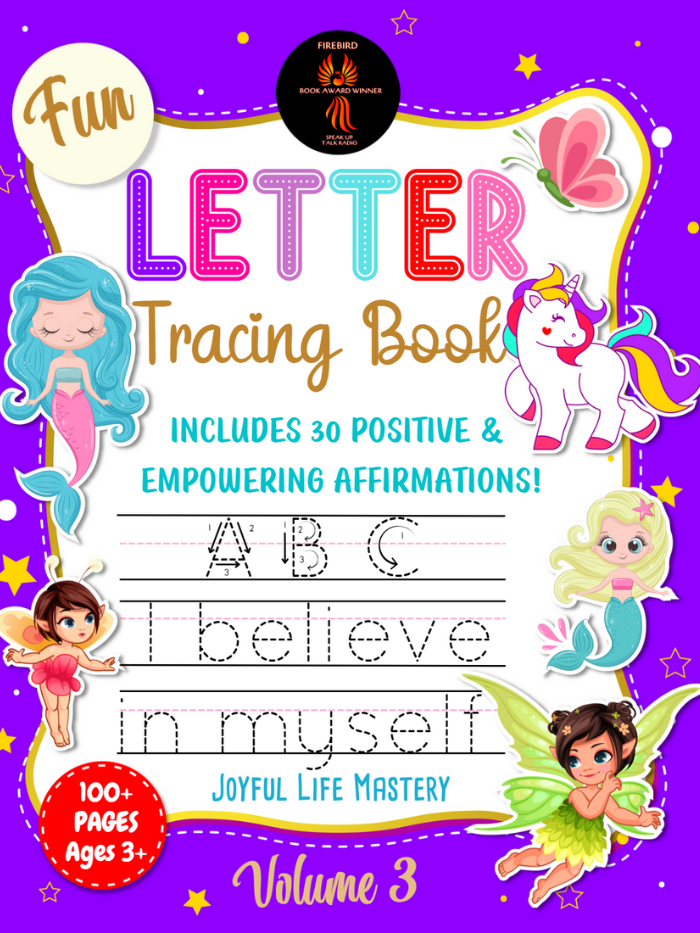 Fun Letter Tracing Book Vol 3 (IN COLOR): A Joyful Letter Practice ...