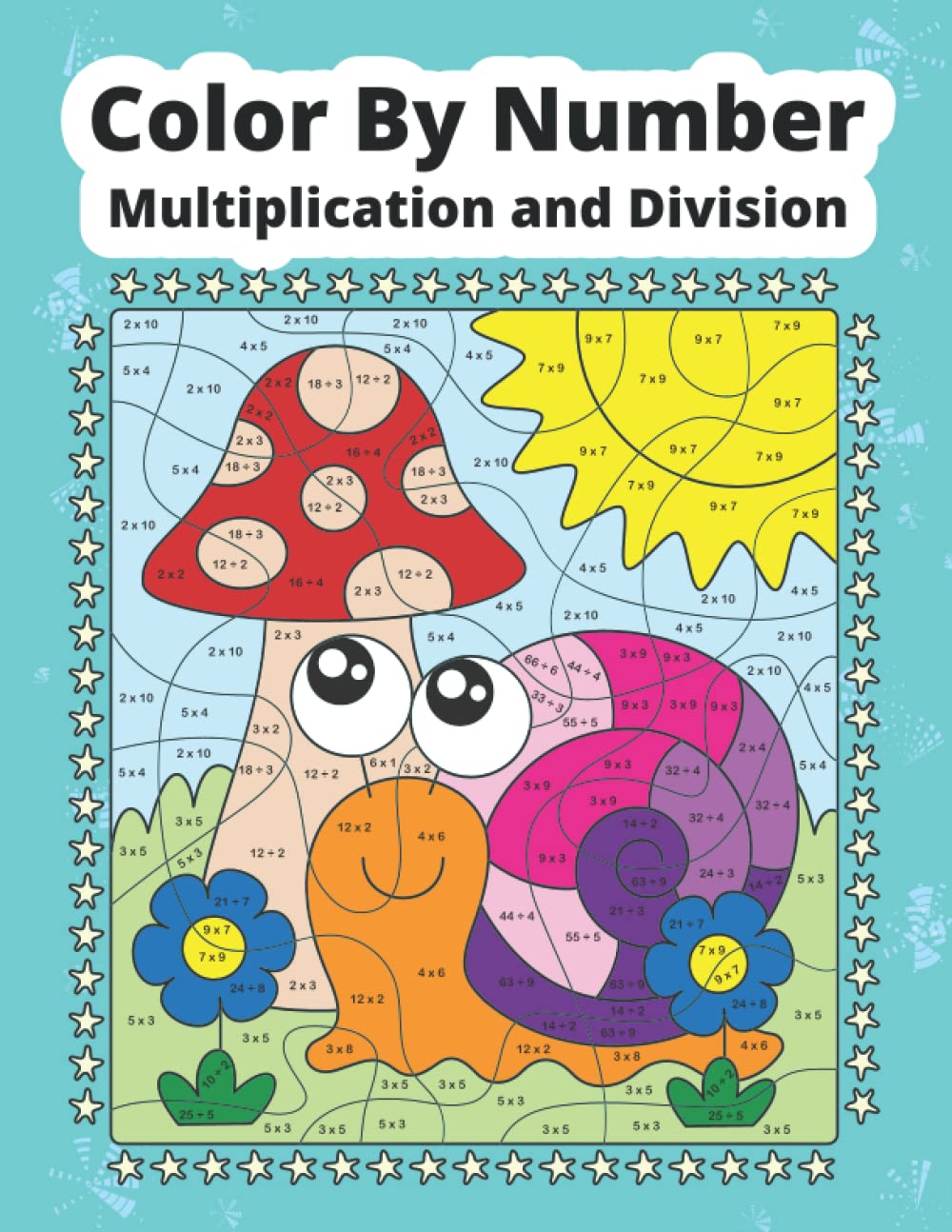 Color By Number Multiplication and Division: Math coloring book for ...
