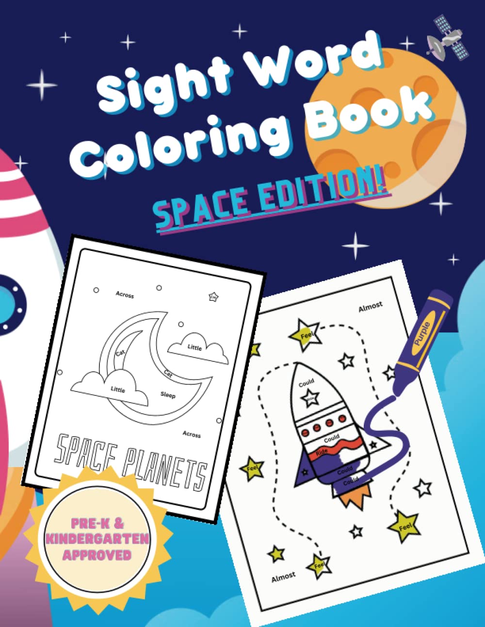 Sight Word Coloring Book Space Edition by Tom DePeppe | Goodreads