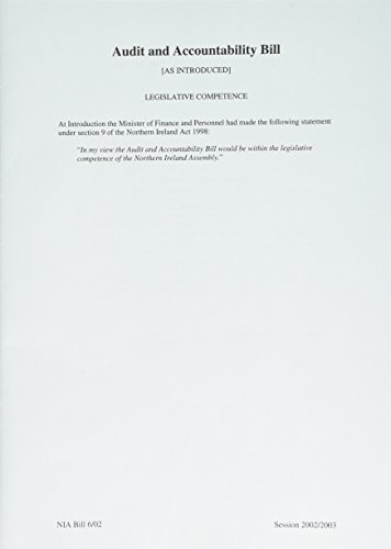 Audit and Accountability Bill by unknown author | Goodreads