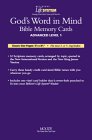 God's Word in Mind Bible Memory Cards: Advanced 1 by Moody Publishers ...