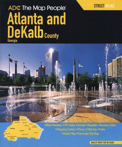 ADC The Map People Atlanta & Dekalb Counties, Georgia Atlas by ADC Maps ...