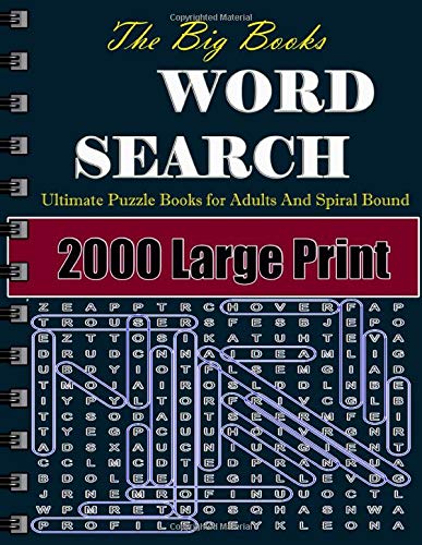The Big Books Word Search: 2000 (Large Print) Ultimate Puzzle Books for ...