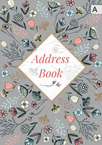 Address Book: B5 Medium Contact Notebook Organizer with A-Z ...