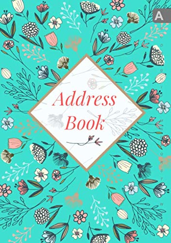 Address Book: B5 Medium Contact Notebook Organizer with A-Z ...