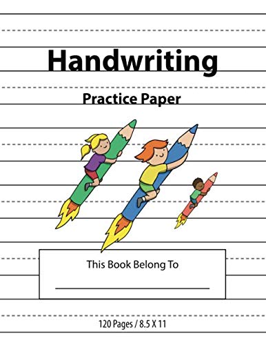 Handwriting Practice Paper: Lined Notebook Journals for Kids (Primary ...