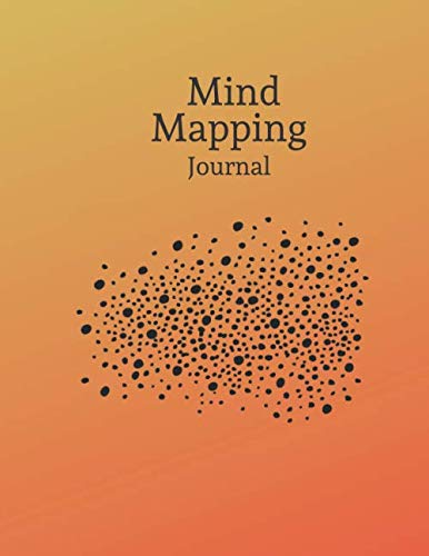 Mind Mapping Journal: Orange with Black Dots;Notebook to Brainstorm ...