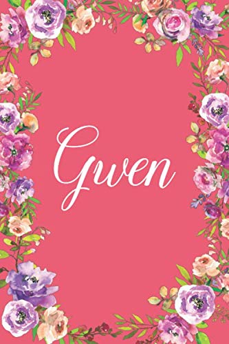 Gwen: Personalized Name Journal Writing Notebook For Girls and Women by ...