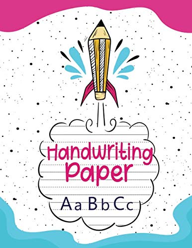 Handwriting Paper: Lined Notebook for kids (primary, preschool, school ...