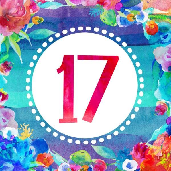 17: 17th Birthday Guest Book Girls - Floral Bohemian Guestbook Blank ...