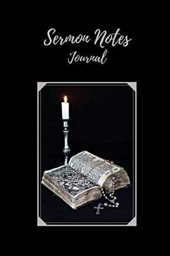 Sermon Notes Journal: 6" x 9" Guided Prayer Journal with space for ...