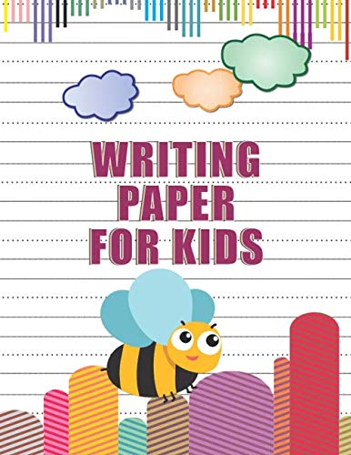 Writing Paper For Kids: Lined Notebook for kids (primary, preschool ...