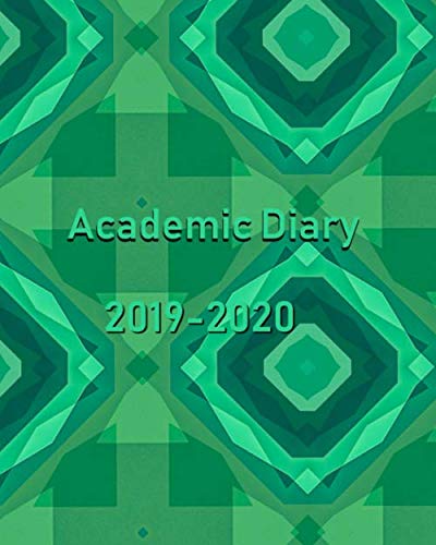 Academic Diary 2019 - 2020: Geomertric Design. Day to a page academic ...