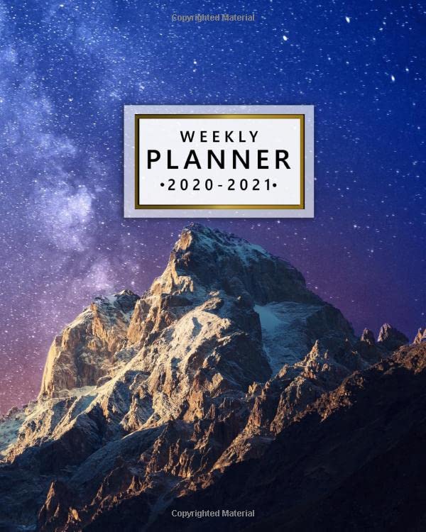 2020-2021 Weekly Planner: 2 Year Weekly & Daily View Organizer & Agenda ...