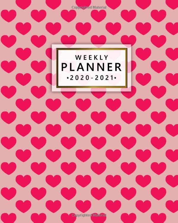 2020-2021 Weekly Planner: 2 Year Weekly & Daily View Organizer & Agenda ...