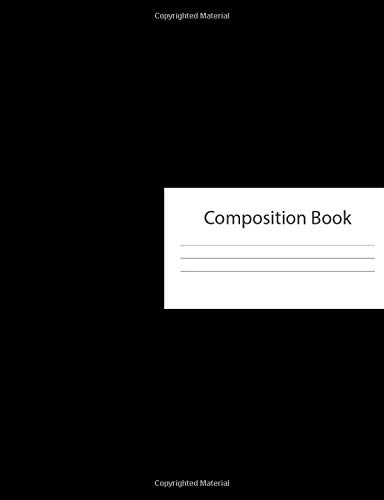 Composition Book: 300 Wide Ruled Lined Pages Notebook, Writing Pad ...