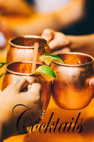 Cocktails: Notebook - Diary - Entry Book Cocktail Book Recipebook For ...