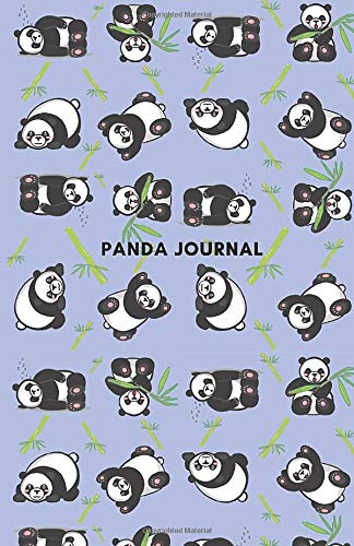 Panda Journal: Blank Lined Notebook with Cute Pandas - Dancing Pandas ...