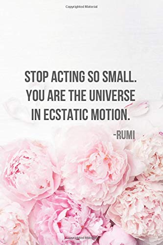 You Are the Universe in Ecstatic Motion. -Rumi: Inspirational Quotes ...