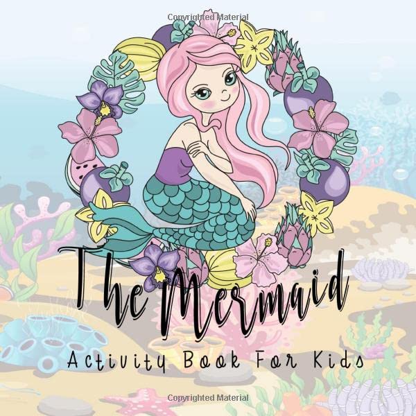 The Mermaid Activity Book for Kids: A Beautiful Collection Mermaid for ...