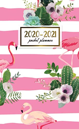 2020-2021 Pocket Planner: Cute Lined Two-Year (24 Months) Monthly ...