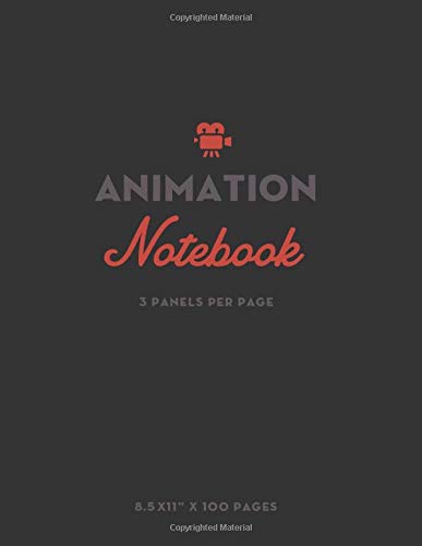 Animation Notebook: Storyboard Template for Film and animation students ...