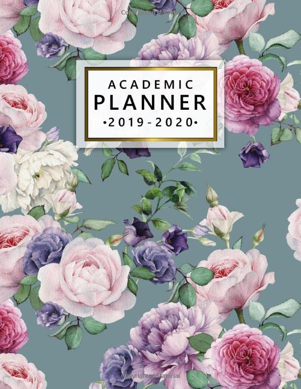 Academic Planner 2019-2020: Weekly Monthly Academic Planner Calendar ...