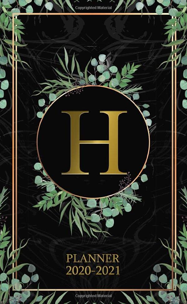 H 2020-2021 Planner: Tropical Floral Two Year 2020-2021 Monthly Pocket ...