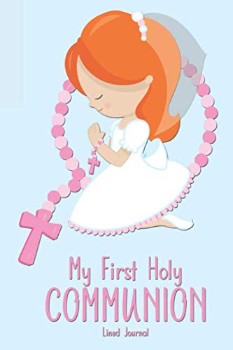 My First Holy Communion Lined Journal: Red Headed Girl by Grace Reading ...