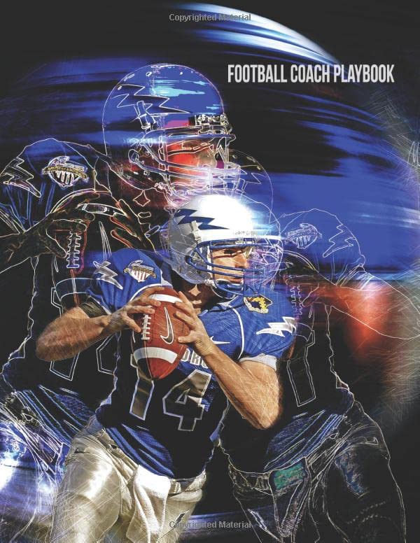 Football Coach Playbook: Organizer Notebook for Coaches Featuring ...