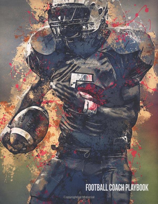 Football Coach Playbook: Organizer Notebook for Coaches Featuring ...