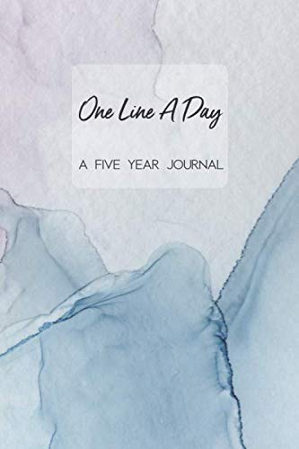 One Line A Day. A Five Year Journal.: Diary for Daily Journal Writing ...
