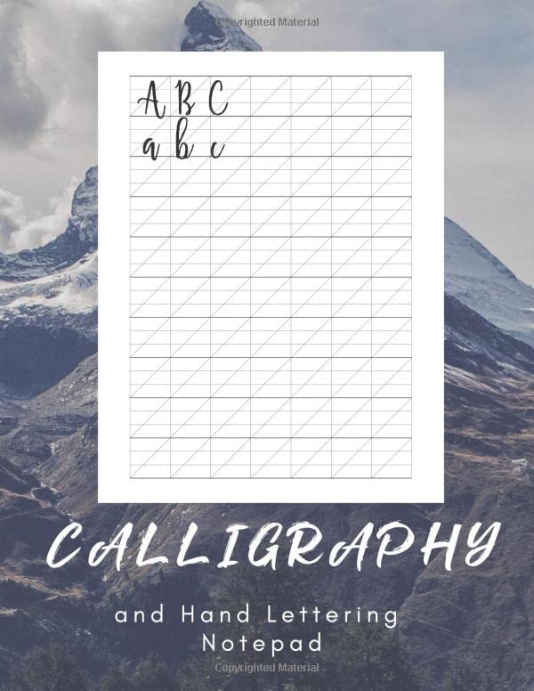 Calligraphy and Hand Lettering Notepad: 160 Sheets - Hand Lettering ...
