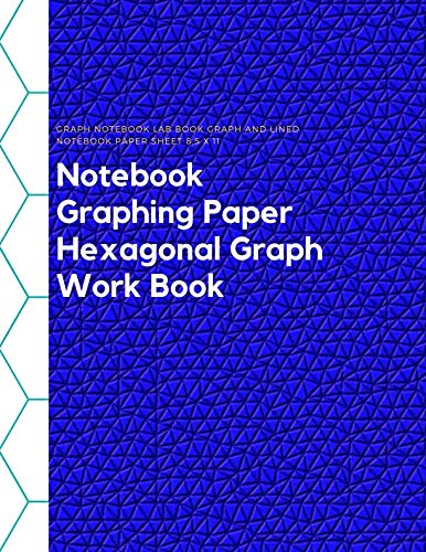 Notebook graphing paper Hexagonal Graph work book: Graph notebook lab ...